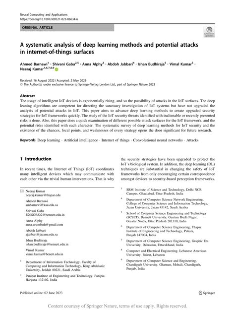 a systematic analysis of deep learning methods and potential attacks in