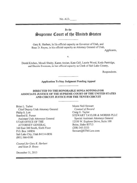 Application For Stay Pending Appeal Pdf