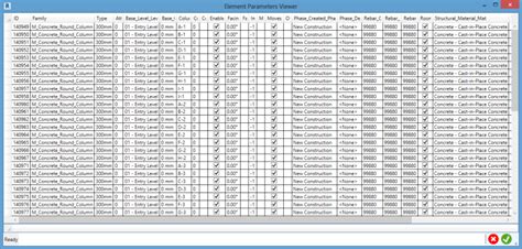 revit parameter organizer 2018 global parameters view edit viewer revitnetaddinwizard