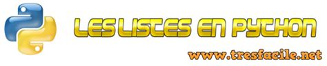 Les Listes En Langage Python Très Facile