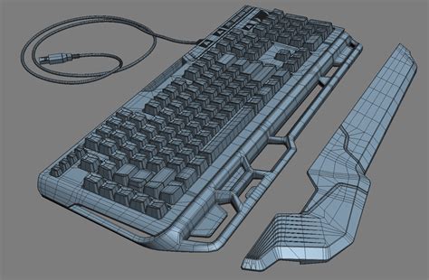 Logitech G910 Orion Spark 3d Model 59 Max Obj Ma Fbx C4d 3ds Free3d