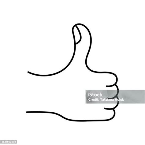 인간의 손 제스처 기호입니다 감정을 나타내는 손가락 그래픽입니다 선 디자인의 손가락 제스처입니다 기념일 로고 스타일로 손 기호를 사용한 커뮤니케이션 표현입니다 벡터 편집