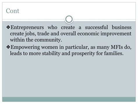 Introduciton To Microfinance Scope 5 Pptx