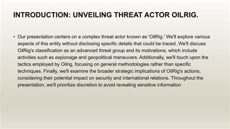 Unveiling The Threat Actor For Cybersecurity Assignment Pptx