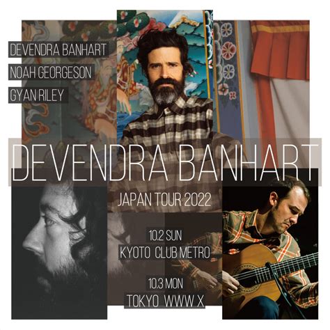 Devendra Banhart Japan Tour 2022 Club Metro 京都メトロ