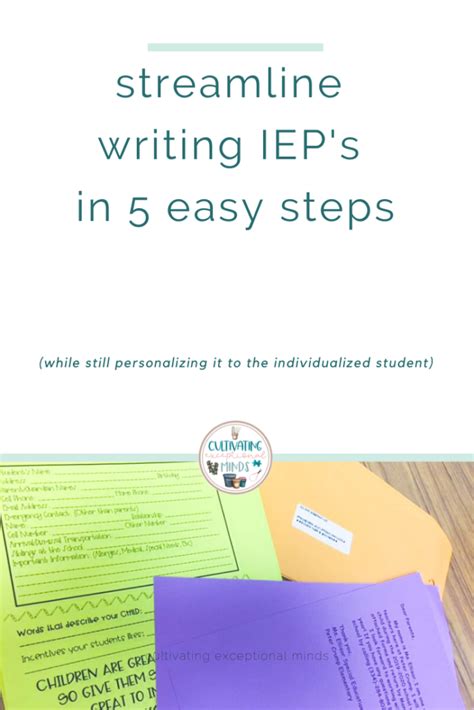 Using IEP Data Collection Sheets To Simplify Writing Your IEP Cultivating Exceptional Minds