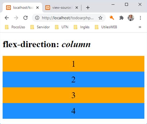 Flex Direction En Css