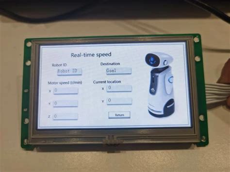 Stone Tft Lcd Module Stm32 Service Robot Motion Status Monitoring
