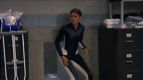 Zendaya In A Tight Leather Catsuit By Dwjones28 On Deviantart