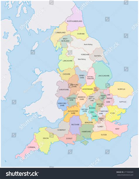 England Map Counties