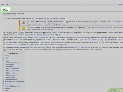 Comment Utiliser Le Langage Sql 8 étapes Avec Images