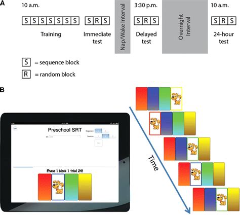 Performance On A Modified Serial Reaction Time Task Srtt Was Assessed Download Scientific