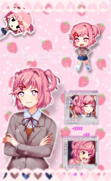 Обои ддлкwallpaper Ddlc Обои Эскизы персонажей Фандом