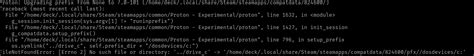 Failure To Create New Prefixes Issue ValveSoftware Proton GitHub