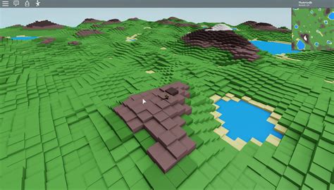My Attempt To Make A Procedural Terrain Generation In Roblox Using Exponentially Distributed