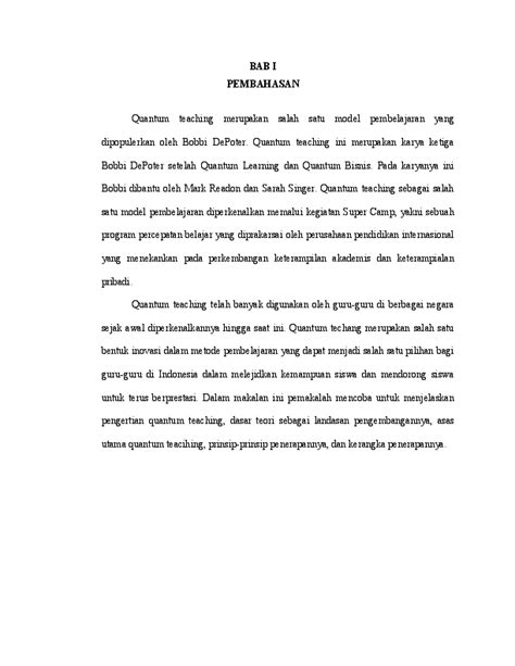 Doc Makalah Quantum Teaching