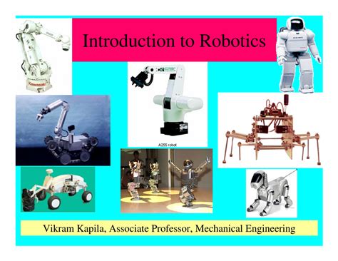 Intro 2robotics Automation And Robotics Introduction To Robotics