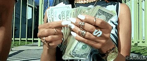 Money S Falling Banknotes Counting Throwing Money