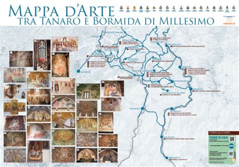 Mappa Darte Itinerario Tra Tanaro E Bormida Di Millesimo