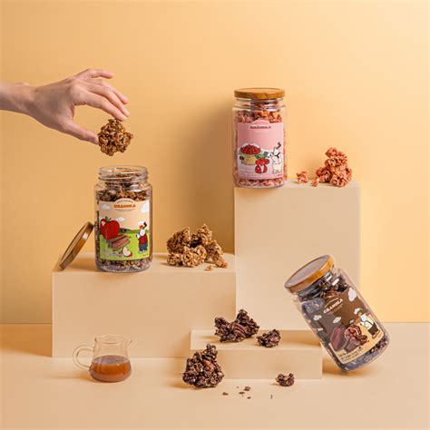 🔥무설탕 그래놀라🔥 밀잇 정통 그래놀라 청크형 카카오 초콜릿맛 화이트베리맛딸기 애플시나몬맛 에이블리