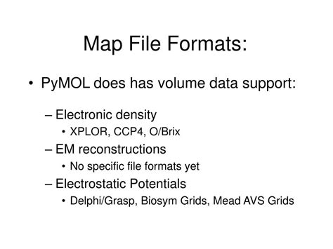 ppt issues surrounding the use of open source pymol to visualize large complexes powerpoint