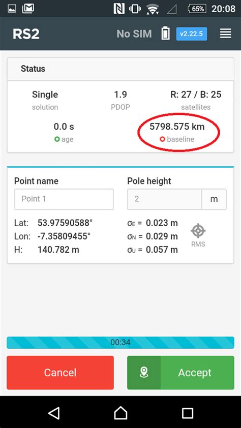 Incorrect Base Line Length Using Rtk Settings Rtk Ppk Configuration Emlid Community Forum