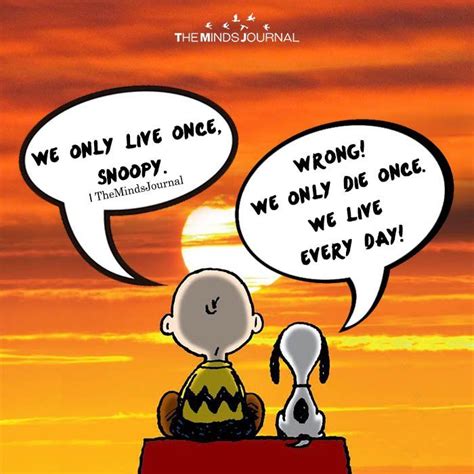 We Only Live Once Snoopy Feeling Happy Quotes Happy Quotes