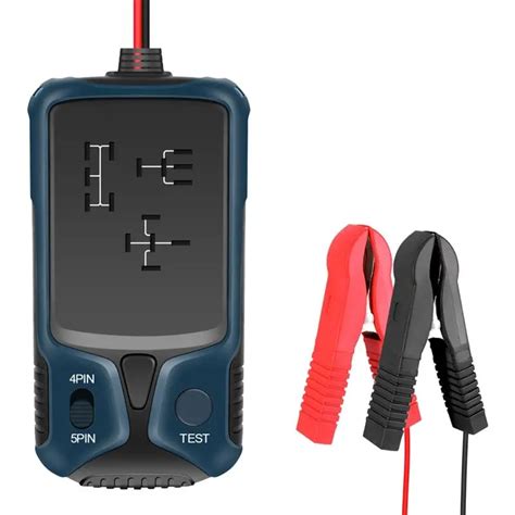 자동차 배터리 테스터 전자 릴레이 테스터 Led 조명 표시기 자동차 배터리 검사기 진단 도구 12v배터리 충전 장치 Aliexpress