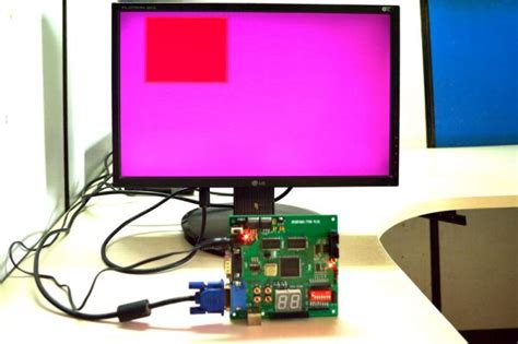 Vga Based Bouncing Ball Interface Using Spartan3 Fpga Image Processing Kit