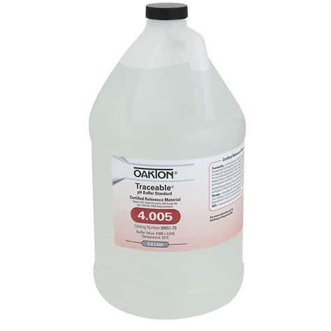 Always In Stock Oakton Traceable® Ph Standard Buffer With Calibration