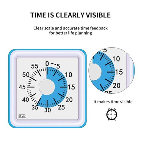 Visual Analog Timer 60 Minutes Student Classroom K Grandado