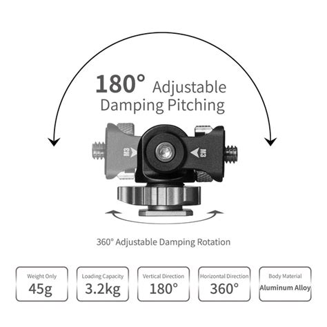 Feelworld Dslr 마이크용 미니 핫슈 스탠드 카메라 모니터 마운트 Feelworld 공식 스토어
