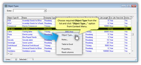 prodmaster how to open existing object type