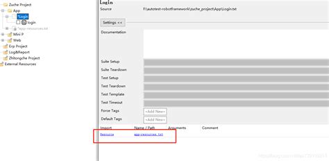 Robotframework Ride 启动后添加resource 直接闪退，且设置的resources没有保存
