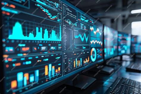 big data monitoring of computer premium ai generated image