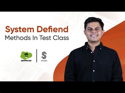 System Defined Unit Test Method Salesforce Developer Tutorials