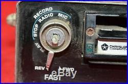 1971 1973 Mopar Chrysler Philips Cassette Player Recorder Mic Tape Deck
