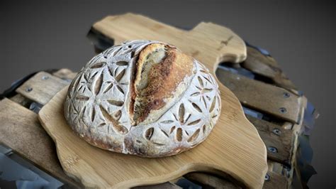 Pandemic Baking Sourdough Bread 3d Model By Kalakar Nirjadesai