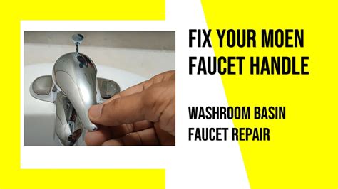 Moen Single Handle Loose Faucet Repair Fixing A Faulty Basin Faucet