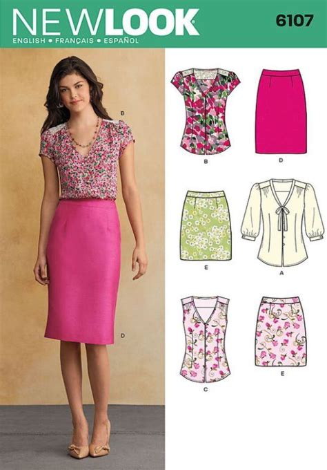 Модели блузок Идеи Интересный контент в группе Модное шитье Skirt Patterns Sewing New Look