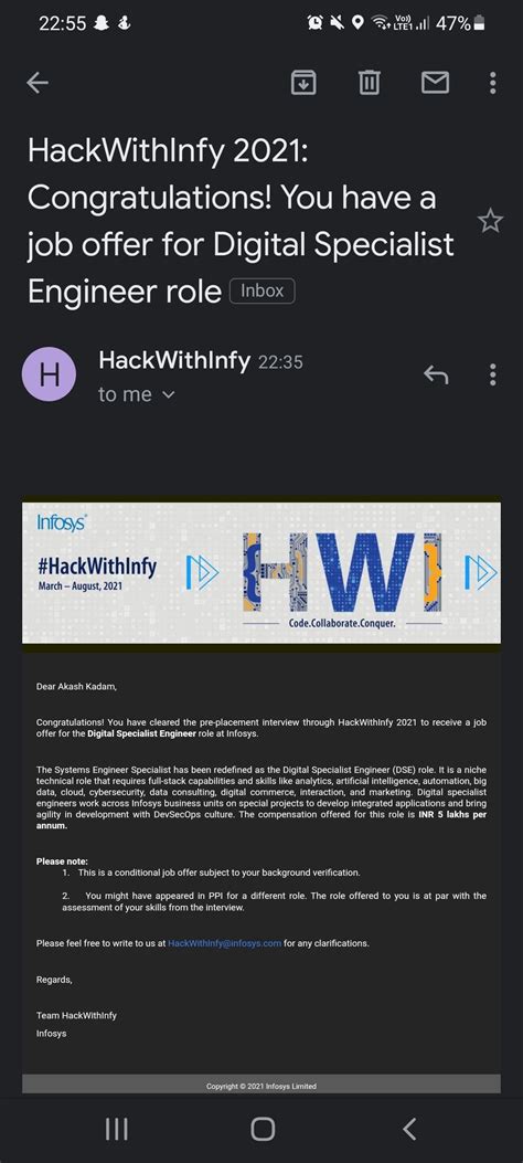 Akash Kadam On Linkedin Connections Infosys Hackwithinfy 16 Comments