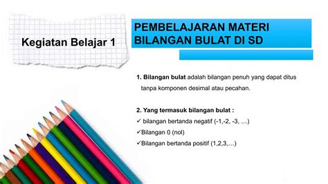 Powerpoint Bilangan Bulat Matematika Pgsd Ppt