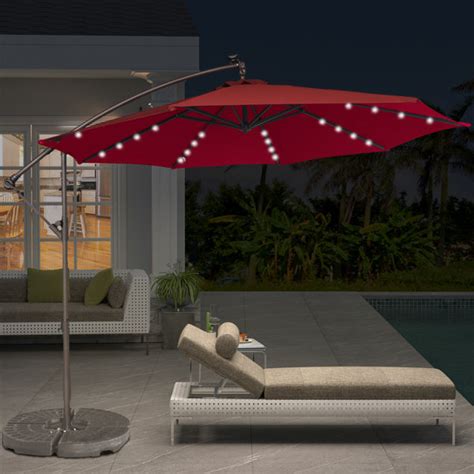 Hokku Designs Direen 10 Lighted Cantilever Umbrella And Reviews Wayfair