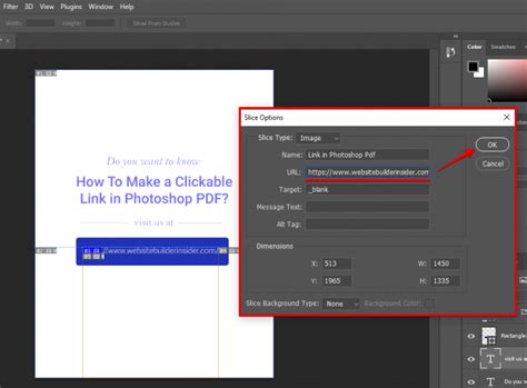 How Do I Make A Clickable Link In Photoshop Pdf