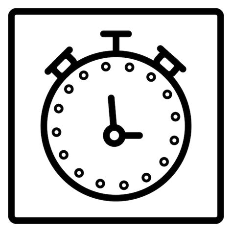Premium Vector Stopwatch Vector Illustration