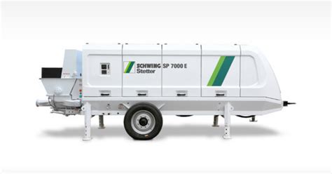 Sp 7000 E Stationary Concrete Pumps Sp 7000 E Stationary Concrete Pumps