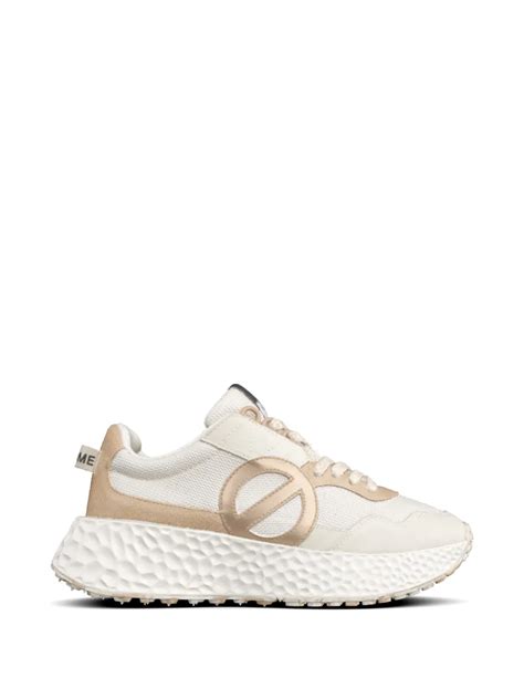 No Name Logo Panelled Sneakers Neutrals Farfetch