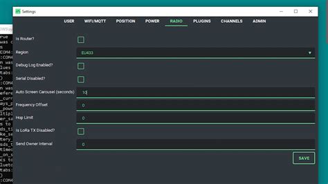 Flasher Meshtastic In Device Settings You Can Only Set Region · Issue 235 · Meshtastic