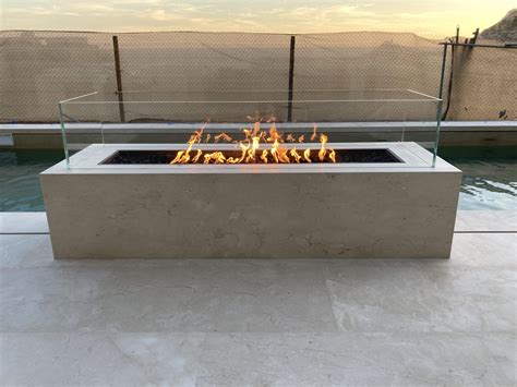 Cabo Linear Fire Pit The Outdoor Plus