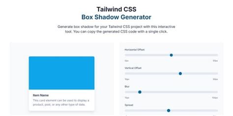 Top 10 Tailwind Shadow Generators To Instantly Improve Your Ui